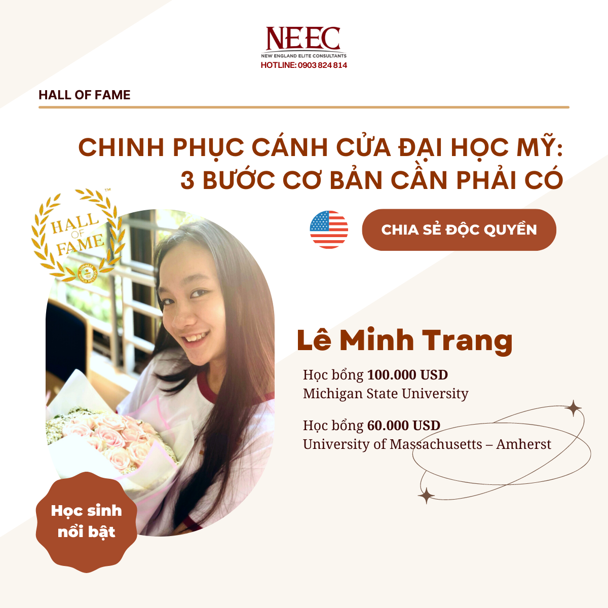 Chia sẻ từ học sinh NEEC: Chinh phục cánh cửa Đại học Mỹ với 3 bước cơ bản phải có - Tư vấn du ...